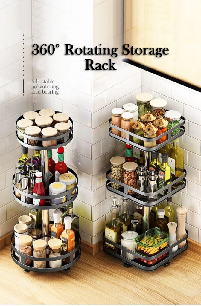 US$ 42.99 - 360° Rotating Storage Rack - www.maicei.com