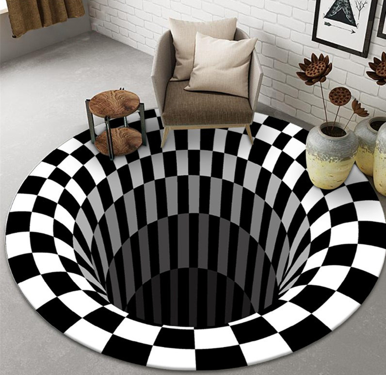 Vortex Illusion Rug