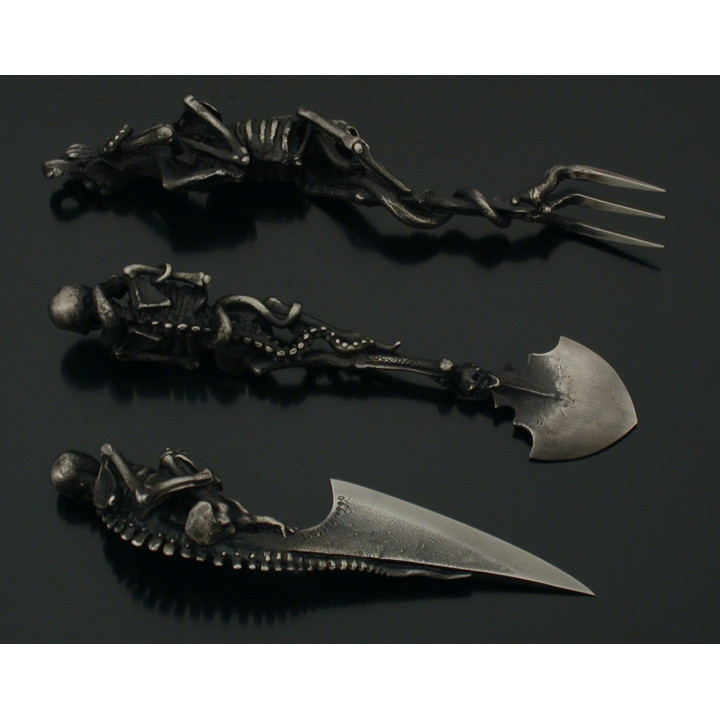 Hot Sale🔥Halloween Gift Skeletal Cutlery Sets