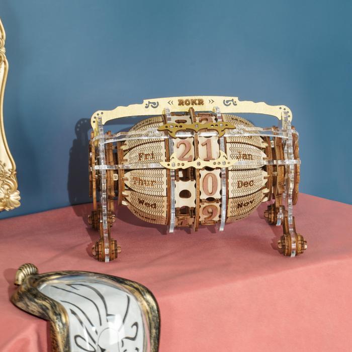 ROKR LC801 Time Engine Calendar DIY Desk Clock & Calendar