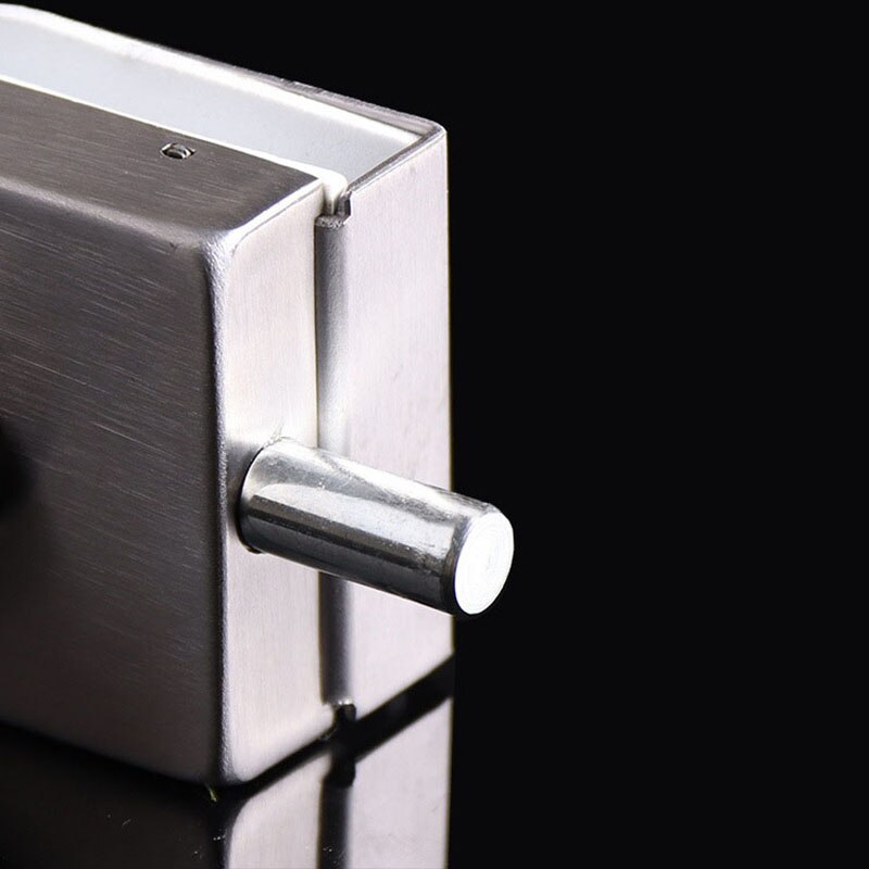 Glass Door Stainless Steel Lock Latch Rotary Knob Open Close