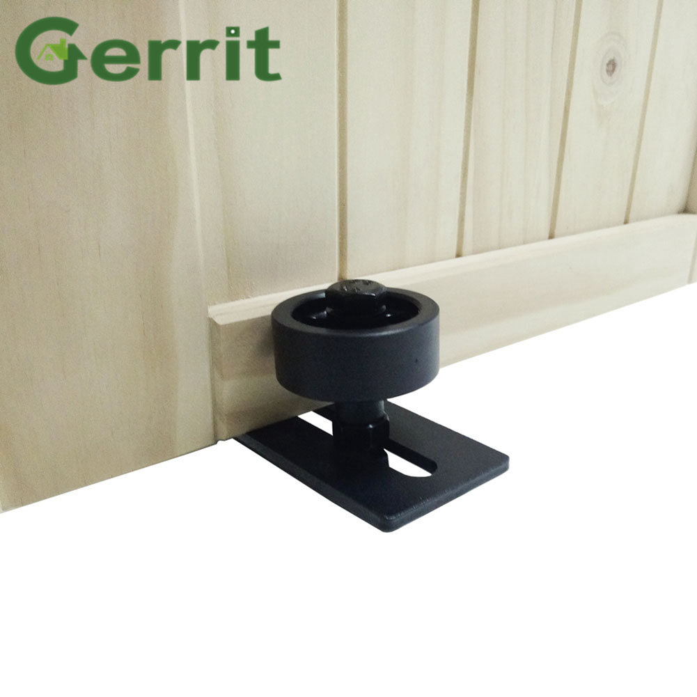 Adjustable Carbon Steel Door Guide Wall Mount Sliding Barn Door Bottom ...