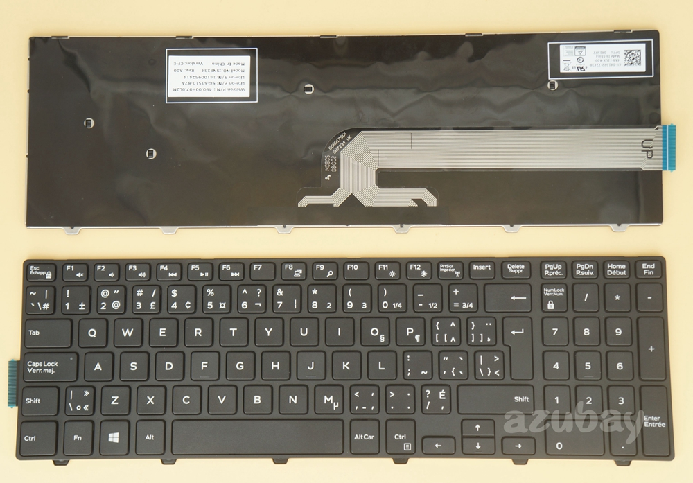 Canadian Keyboard for Dell Vostro 3546 3561 3562 3565 3568 3572 3578 ...