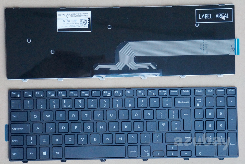 UK GB Keyboard for Dell Inspiron 15-7000 Series 7557 7559, Inspiron 15 ...