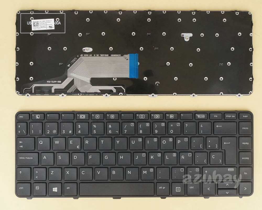 Spanish Keyboard Español Teclado for HP Probook 430 G3, 440 G3,446 G3 ...