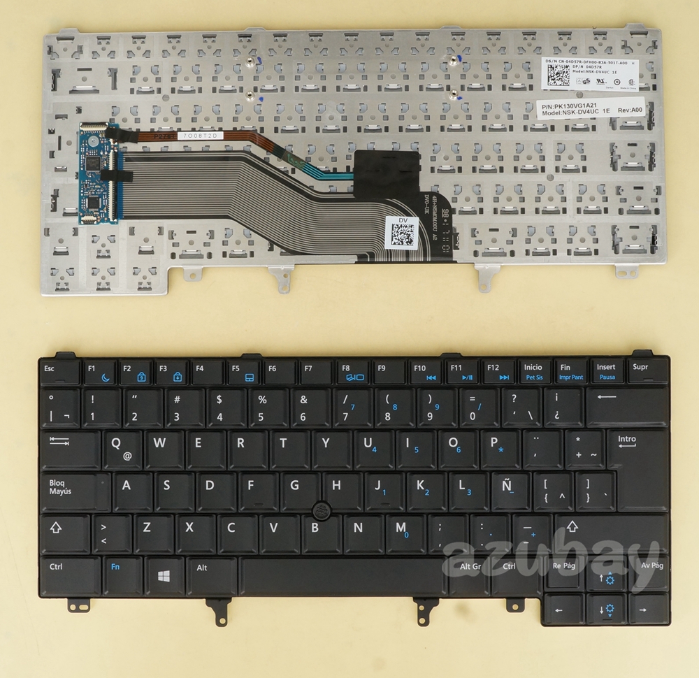 Latin Spanish LAS Keyboard Teclado For Dell Latitude E5420 E5430 E6220 ...