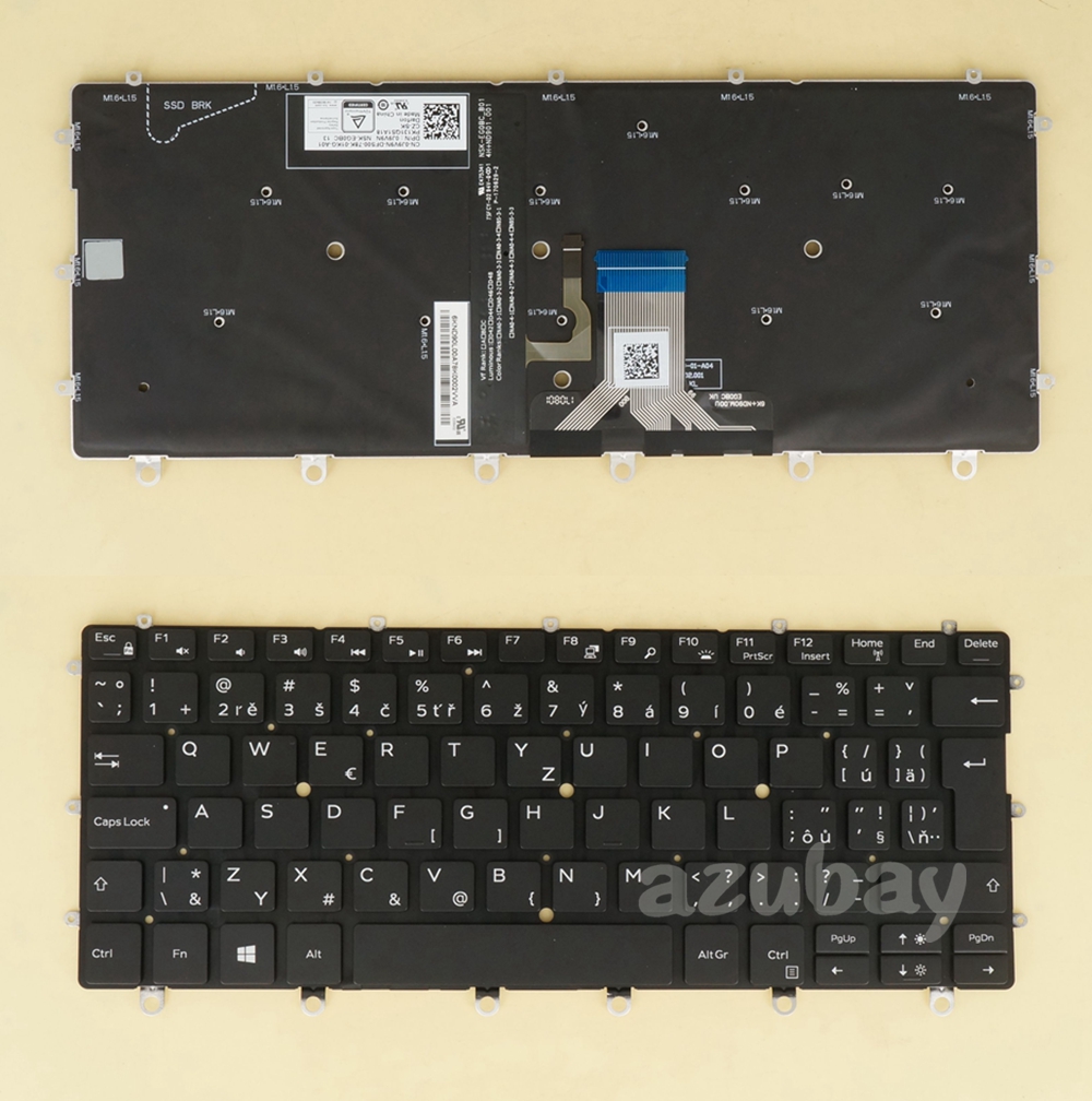 Czech Slovak Keyboard česká klávesnice Slovenská klávesnica For Laptop ...