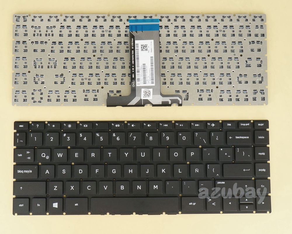 Latin Spanish Keyboard LA Español Teclado for HP home 14-bs014la 14 ...