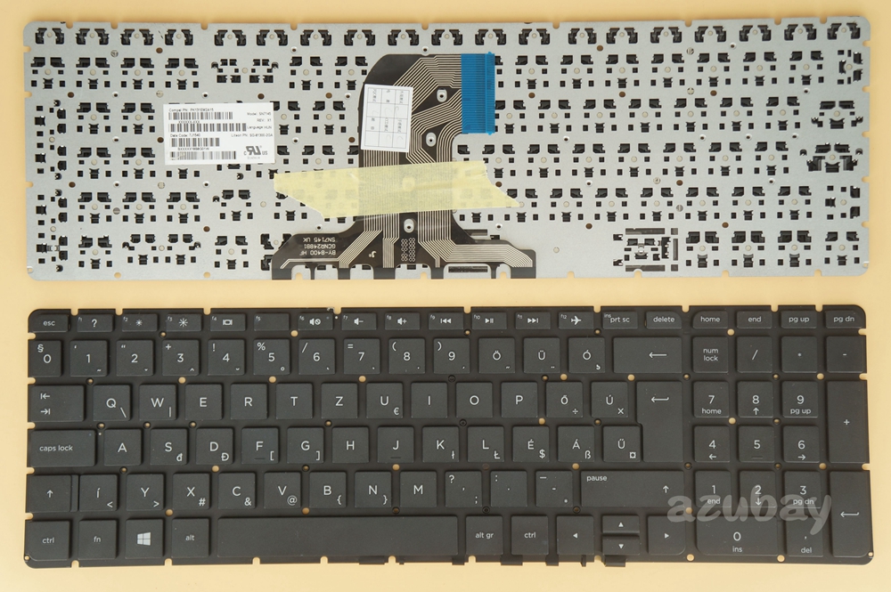 Hungarian Keyboard Magyar HG HU QWERTZ Billentyűzet for HP Home 15 ...