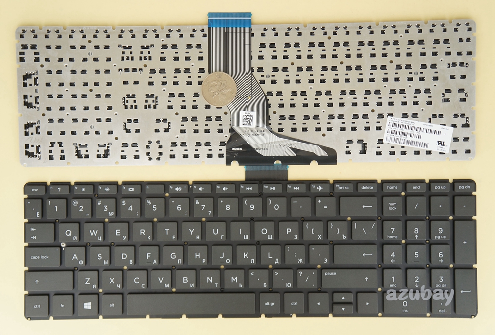 Russian RU Keyboard русский Клавиатура for HP 250 G6, 255 G6, 256 G6 ...