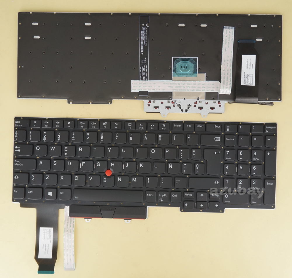 azubay.com Spanish Keyboard SP Español Teclado for Laptop Lenovo ...