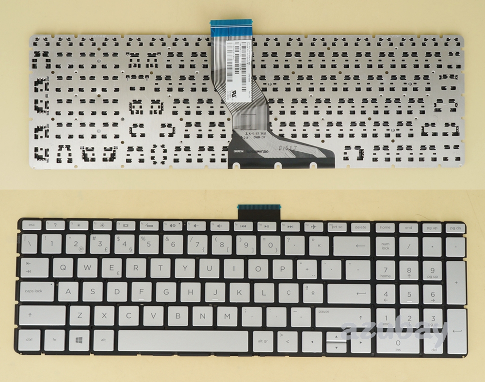 Portuguese Keyboard PT Português Teclado for HP Home 15-br100 15g-br100 ...