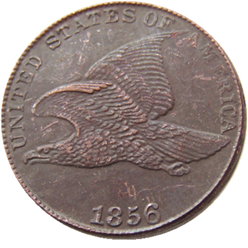 US 1856 Flying Eagle Cent Copy Decorate Coin
