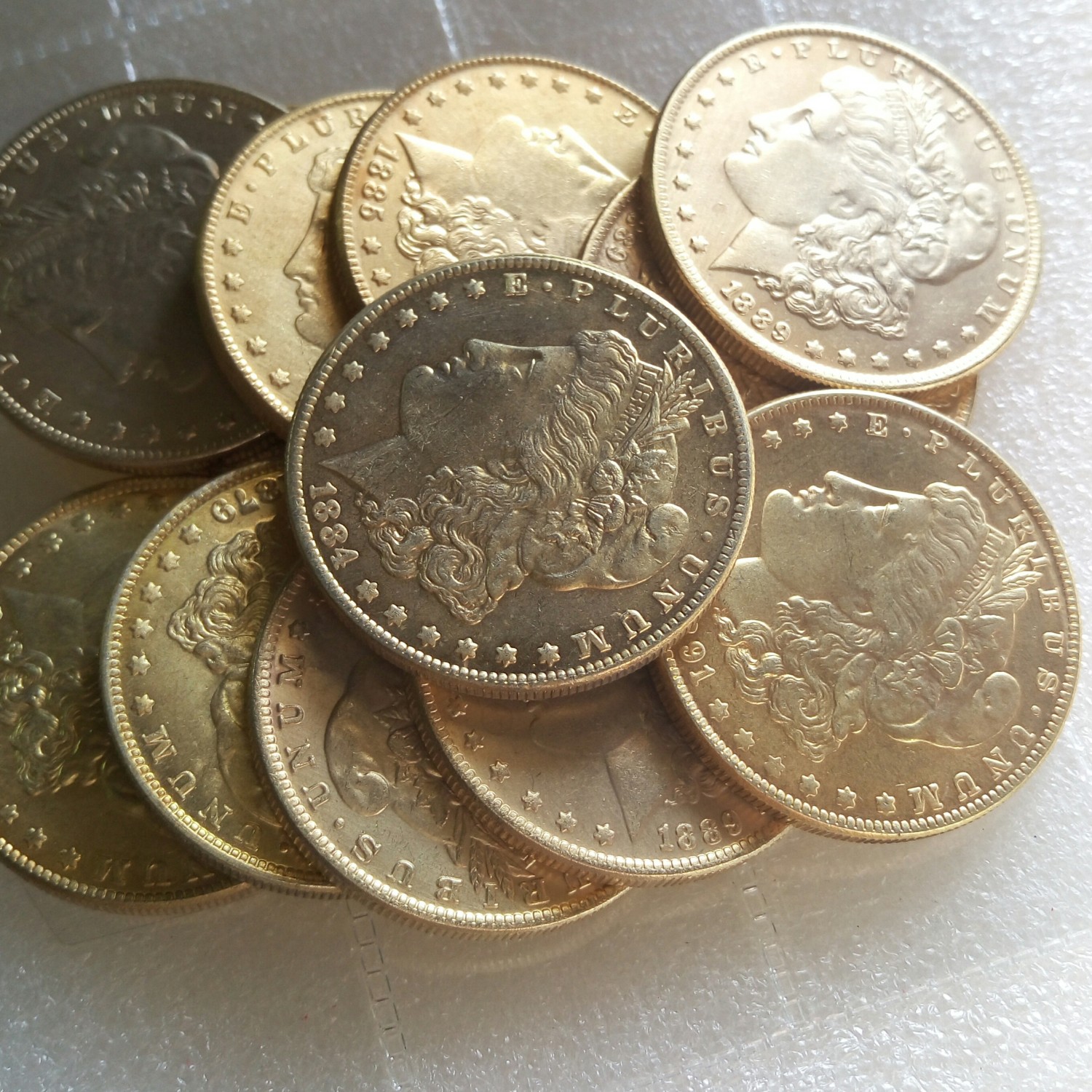 USA 1878cc-1893cc 13pcs Different Date For Chose Morgan Dollar Gold ...