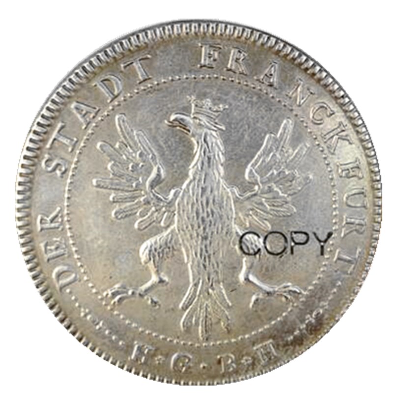 DE(28)Germany 1705 Brunswick-Wolfenbüttel 1½ thaler, Silver Plated Copy ...