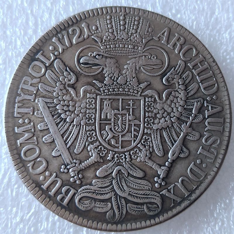 Austria 1721 1 Thaler - Karl VI Silver-Plated Coins