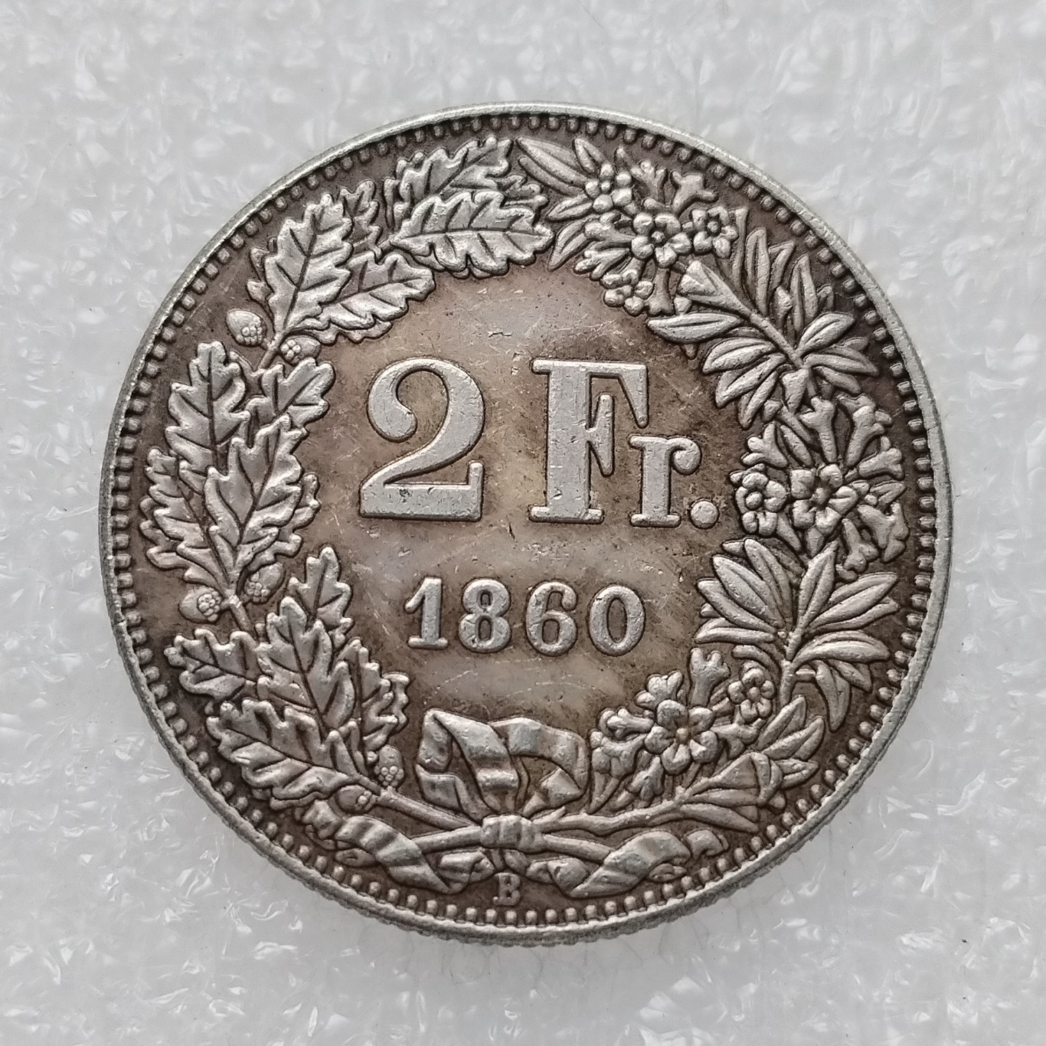 Switzerland 2 Francs Silver Plated Copy Coin