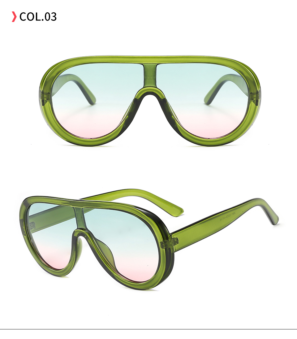 Wholesale Oversized One Piece Lens Sunglasses - Superhot Eyewear