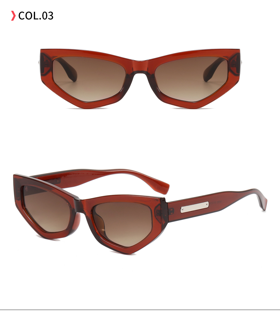 Wholesale China Cat Eye Women Small Polygon Sunglasses Superhot Eyewear