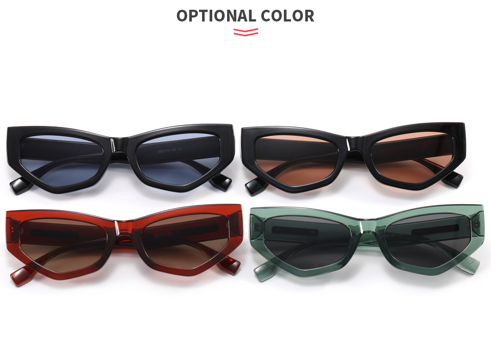 Wholesale China Cat Eye Women Small Polygon Sunglasses Superhot Eyewear