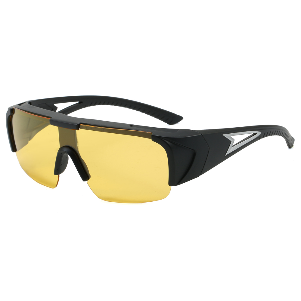 Wholesale China Oversized Square Flat Top Half Frame Outdoor Polarized ...