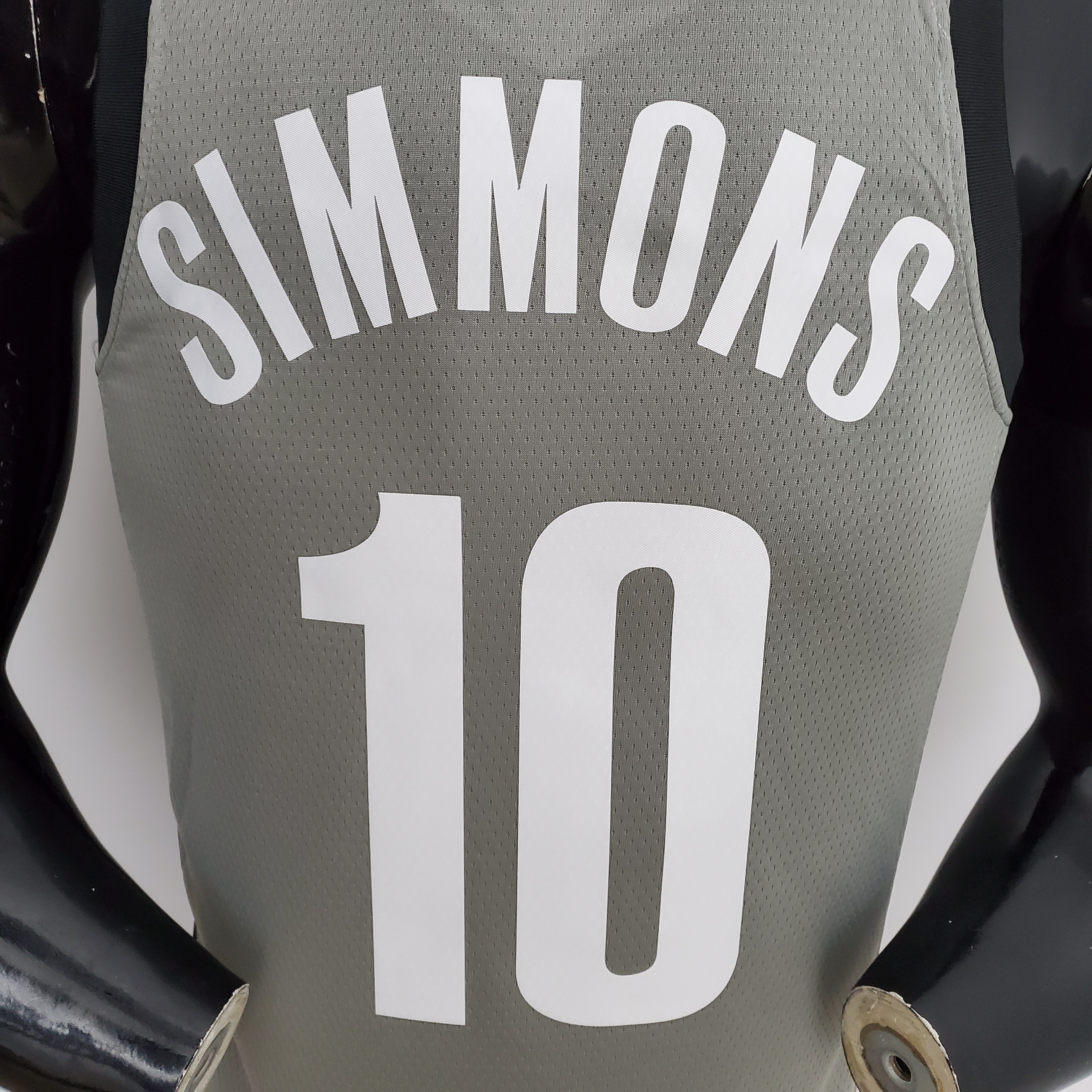 Nets Simmons #10 Flyer Grey NBA Jersey Nets Simmons #10 Flyer Grey NBA Jersey