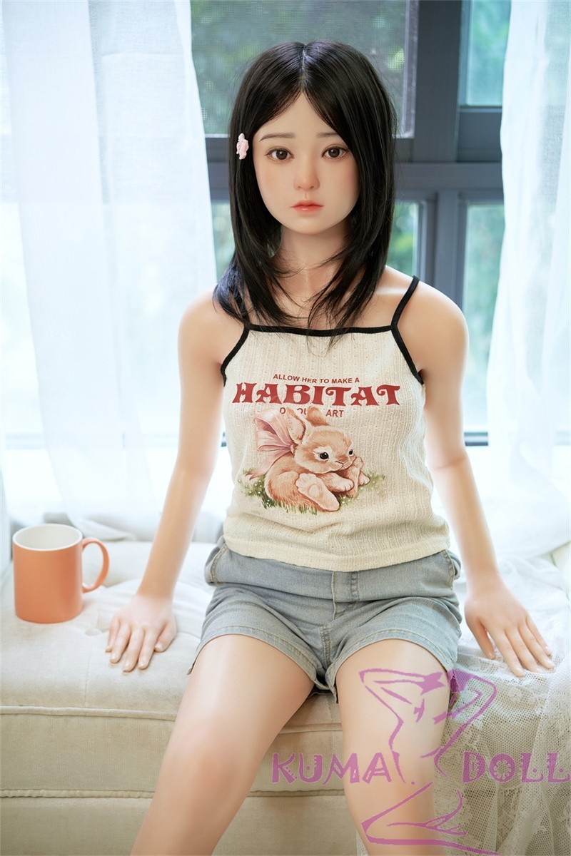 #S46 head Sanmu doll Sex doll Full Silicone material+145cm/4ft5 B-cup body