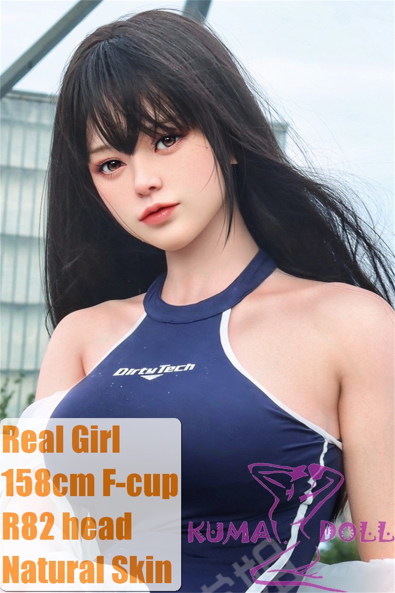 R81 head 157cm/5ft2 C-Cup Real Girl Doll TPE Sex Doll makeup selectable