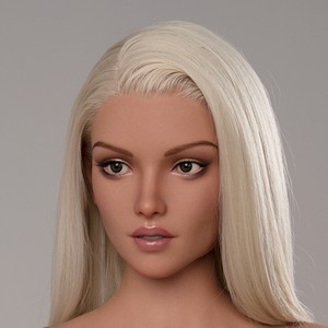 ZELEX Full Silicone Sex Doll Head (Head Only)