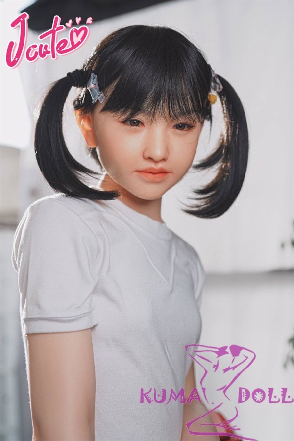 J-Cute 149cm AGD08 Silicone Doll in White Gymnastics Outfit