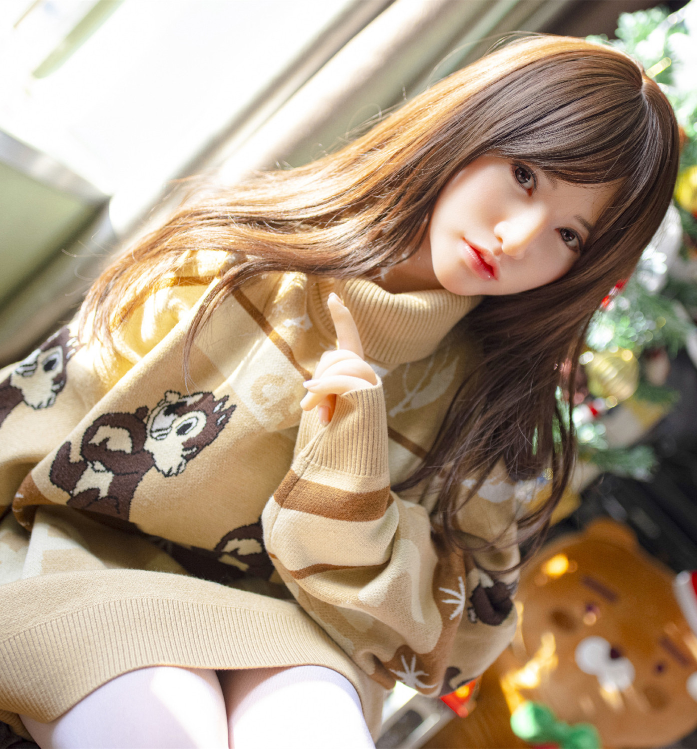人気女優 天使もえちゃん 等身大フィギュア（可動）