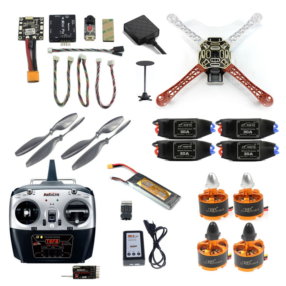 2.4G 8CH F450 F550 RC Hexacopter Quadcopter ARF RTF Unassemble DIY ...