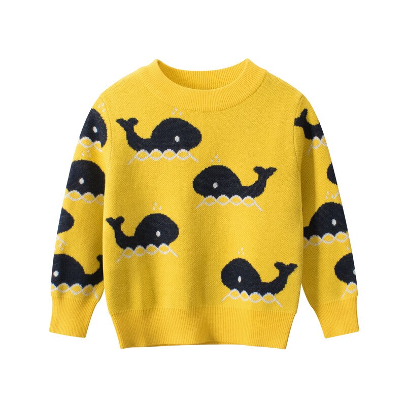 New Kids Sweaters Soft Cartoon Pullover Sweater Boys Girls Toddler ...