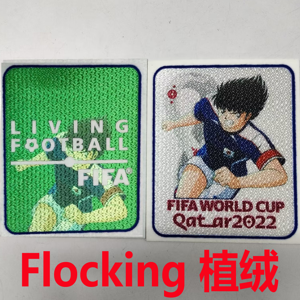 FIFA WORLD CUP QATAR 2022 Cartoon Flocking Patch
