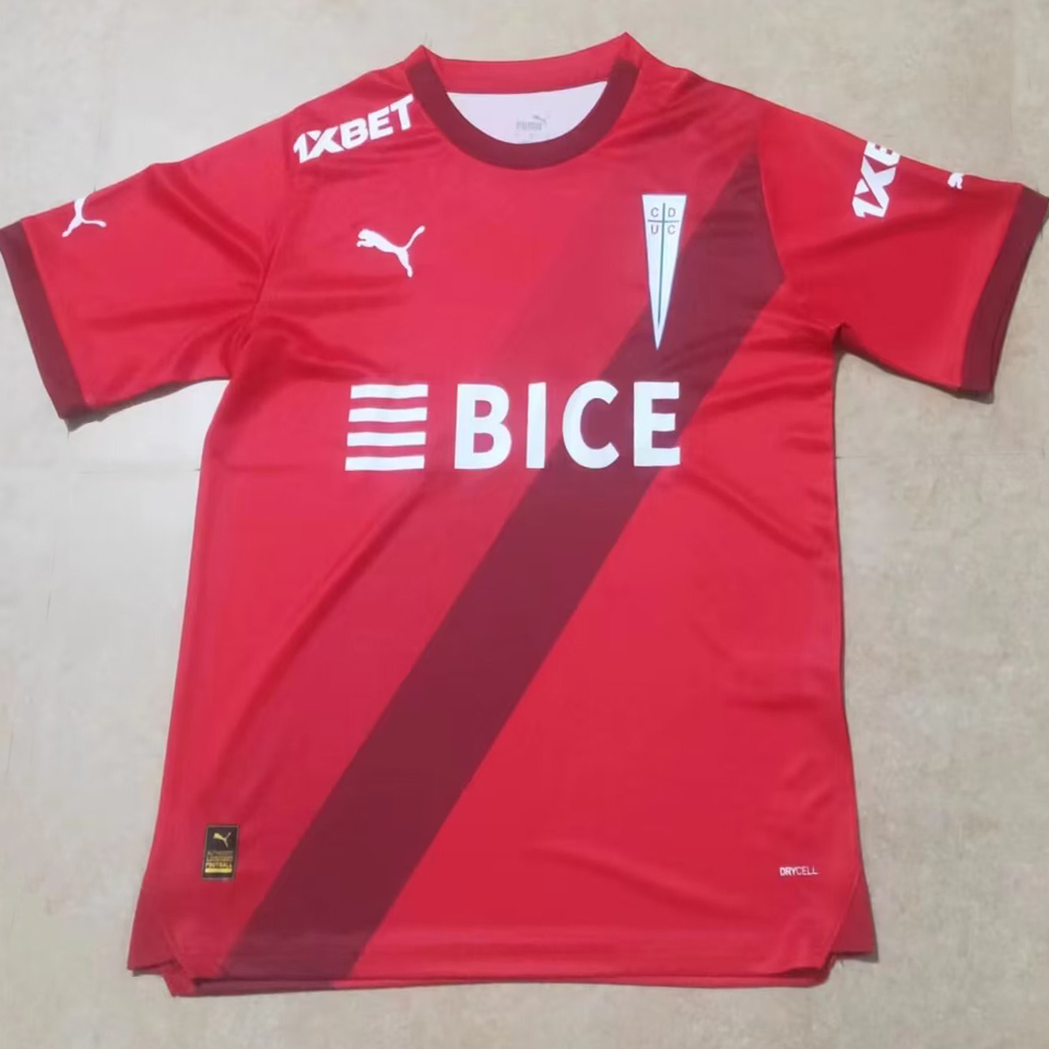 2024/25 CDUC Away Red Fans Soccer Jersey