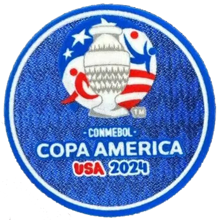 Conmebol Copa America USA 2024+15 Cup Patch Argentina Jersey 2024