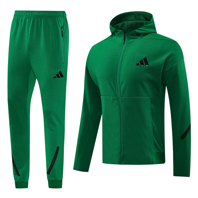 2025 Nk~ Green Zipper Jacket Tracksuit