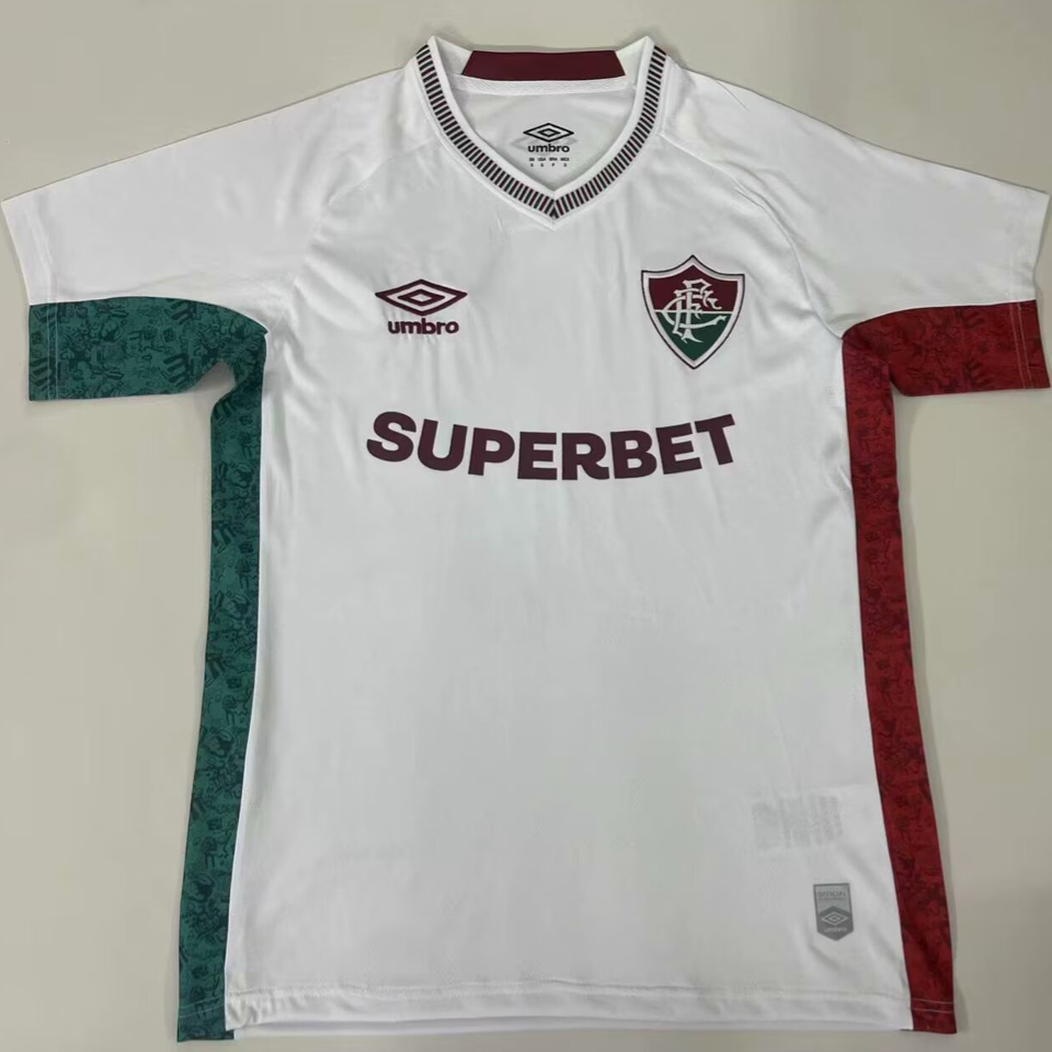 2025/26 Fluminense Away White Fans Soccer Jersey