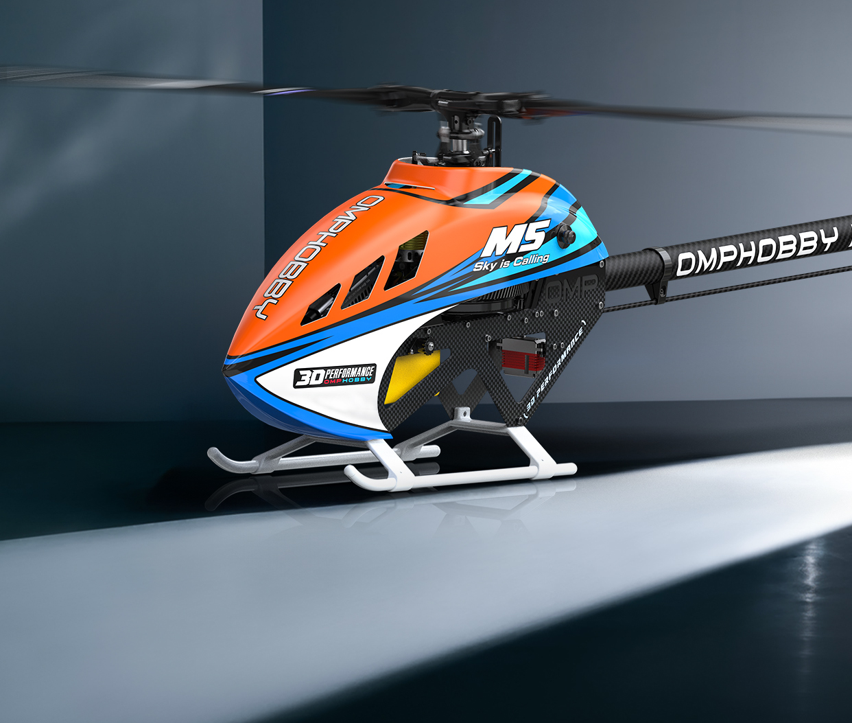 OMPHOBBY M5 RC Helicopter Frame Kit Preorder | 3D Flight-Ready & High ...
