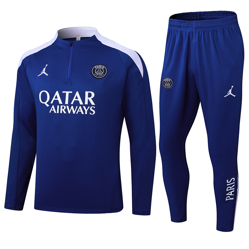 Mens PSG blue Half Pull Tracksuit 2526