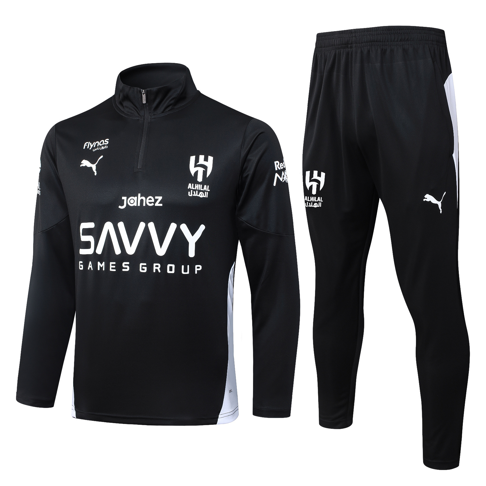 2025-26 Mens Al-Hilal Half Pull Tracksuit