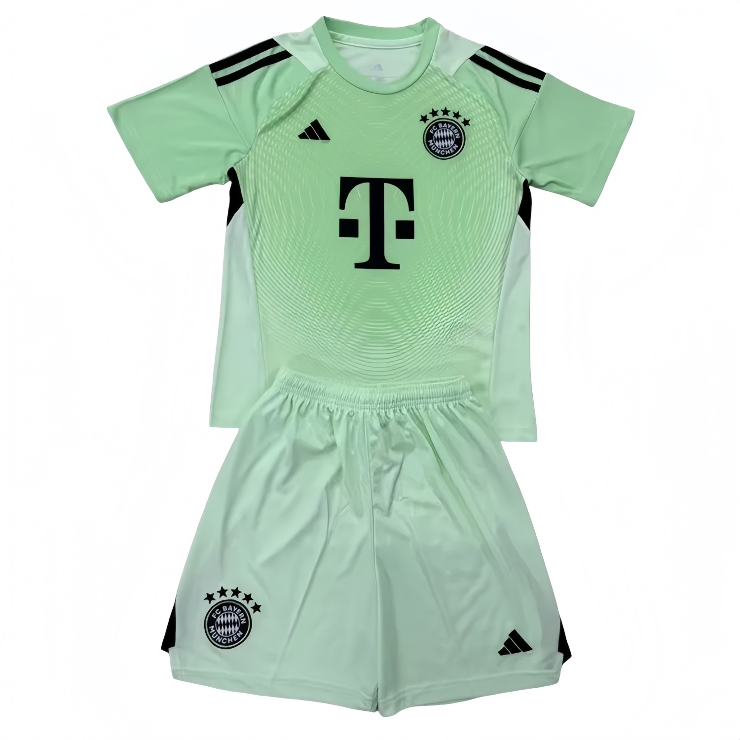 2025/26 Kids Bayern Munich Green Goalkeeper soccer jersey