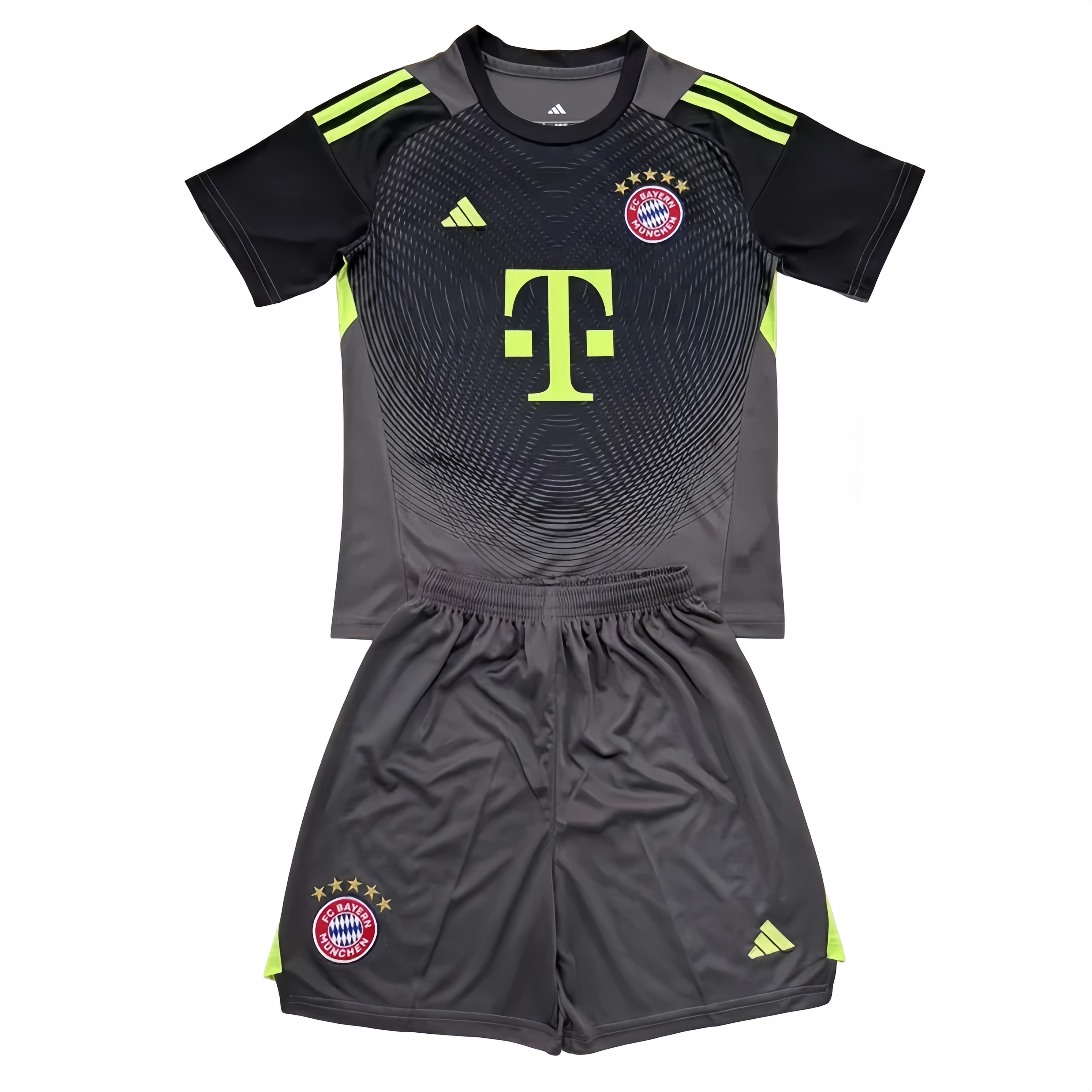 2025/26 Kids Bayern Munich Black Goalkeeper soccer jersey