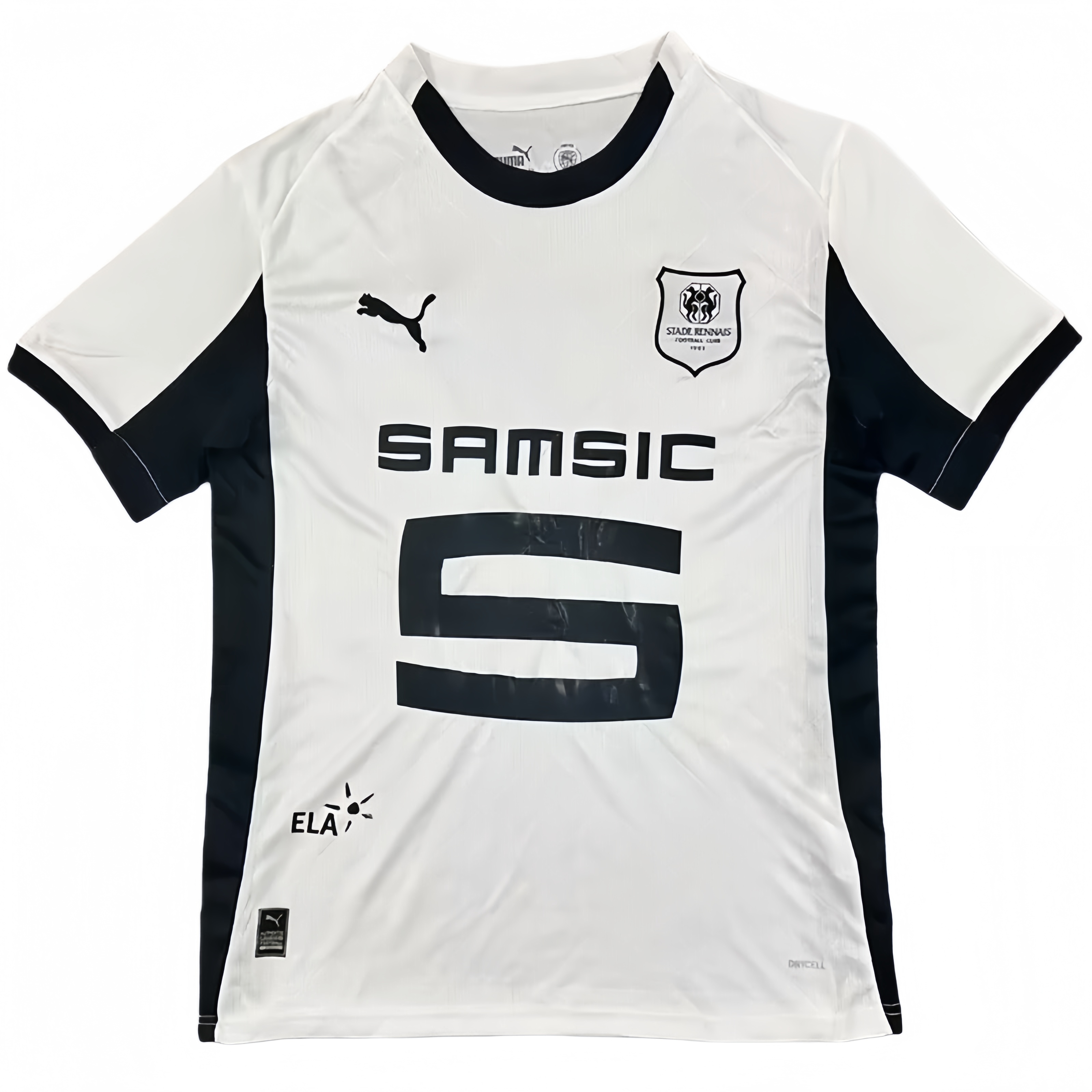 2025-26 Stade Rennais away white Fans Soccer Jersey