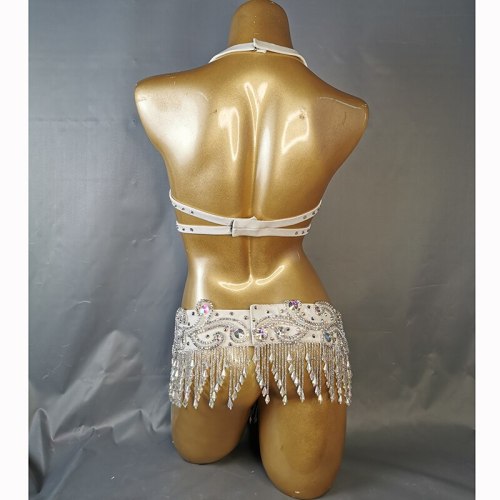 Beads Bra And Belt Set