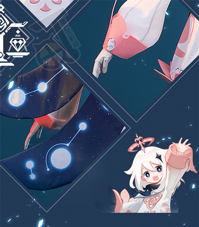 US$ 66.99 - Genshin Impact Cute Paimon Cosplay Costume - www ...