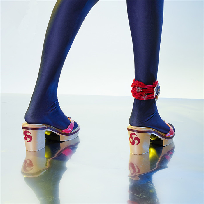 US$ 41.99 - Genshin Impact Baal Raiden Shog Cosplay Sandal Shoes - www ...