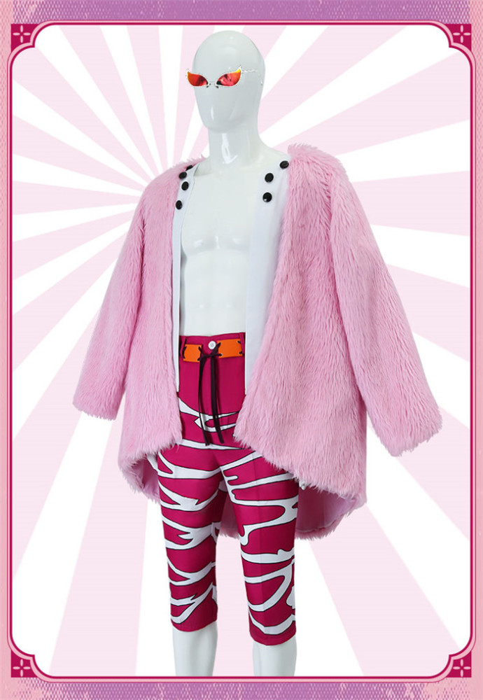 US$ 68.99 - One Piece Donquixote Doflamingo Cosplay Costume - www.cosplaylight.com