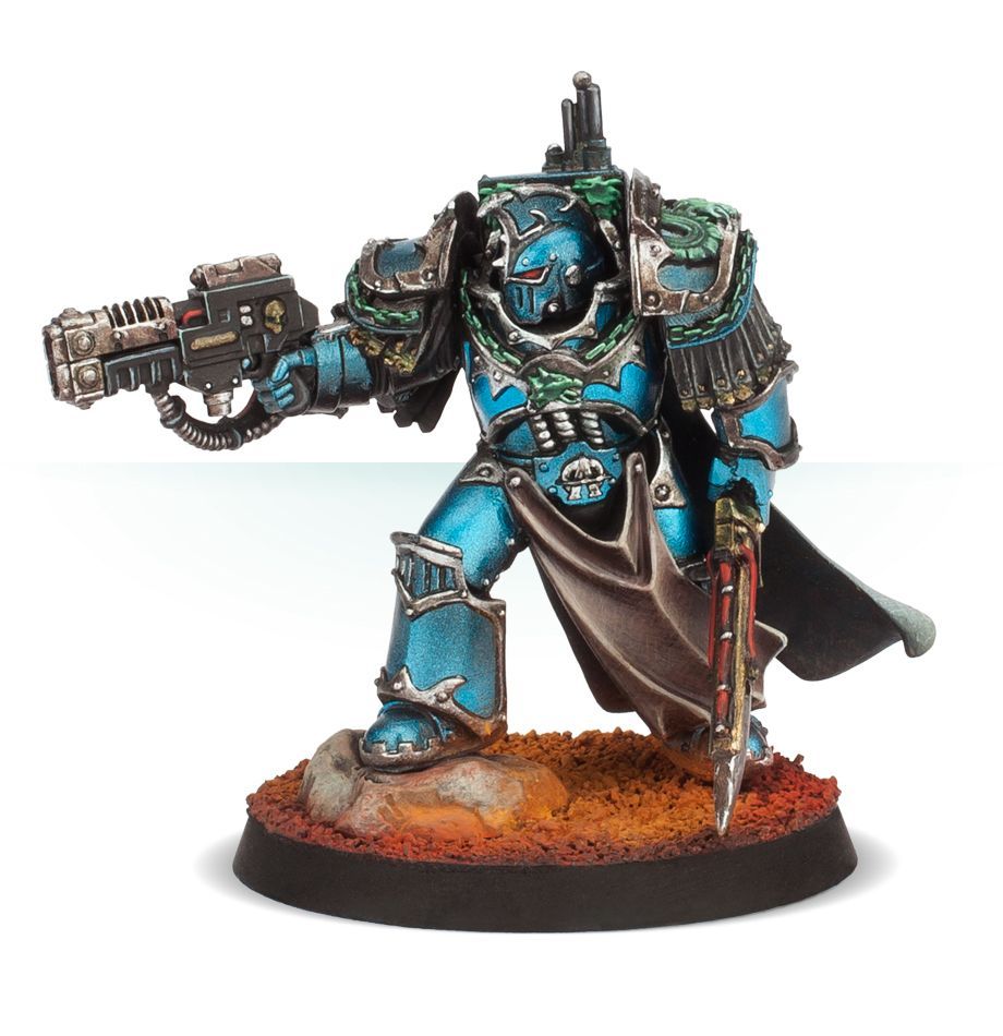 Alpha Legion Praetor in Cataphractii Terminator Armour Alpha Legion Praetor in Cataphractii Terminator Armour
