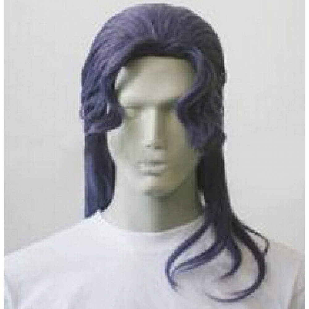 Code Geass Bismarck Waldstein Long Purple Cosplay Wig